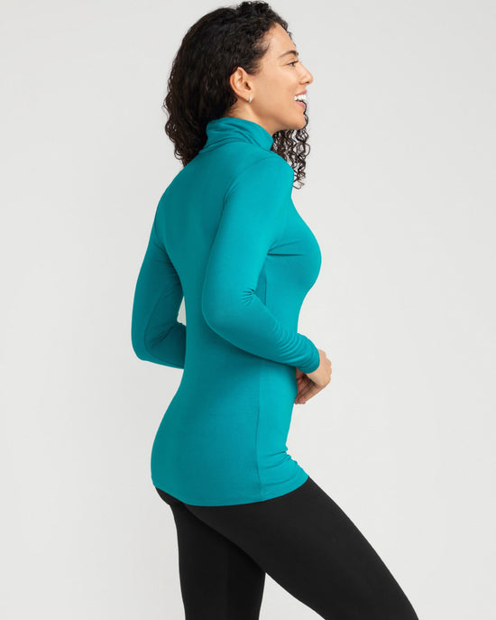 The Goldilocks Skivvy - Not too tight, not too loose! - Teal – O2wear