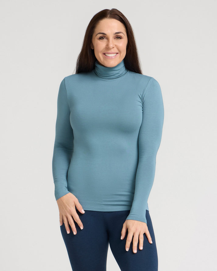 The Goldilocks Skivvy - Not too tight, not too loose! - Sky – O2wear