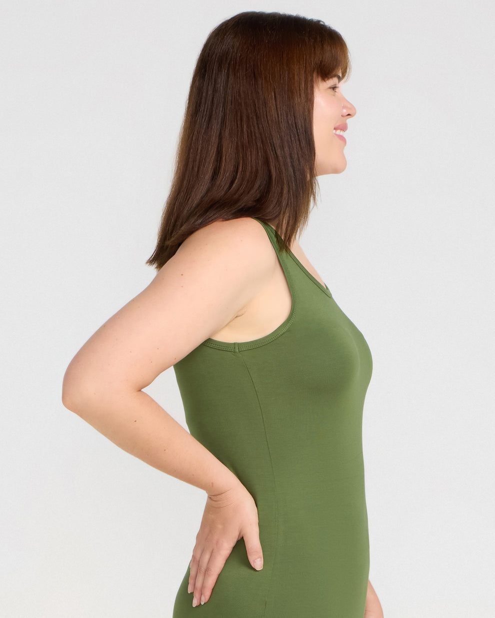 Bamboo Tank Top - Chive – O2wear