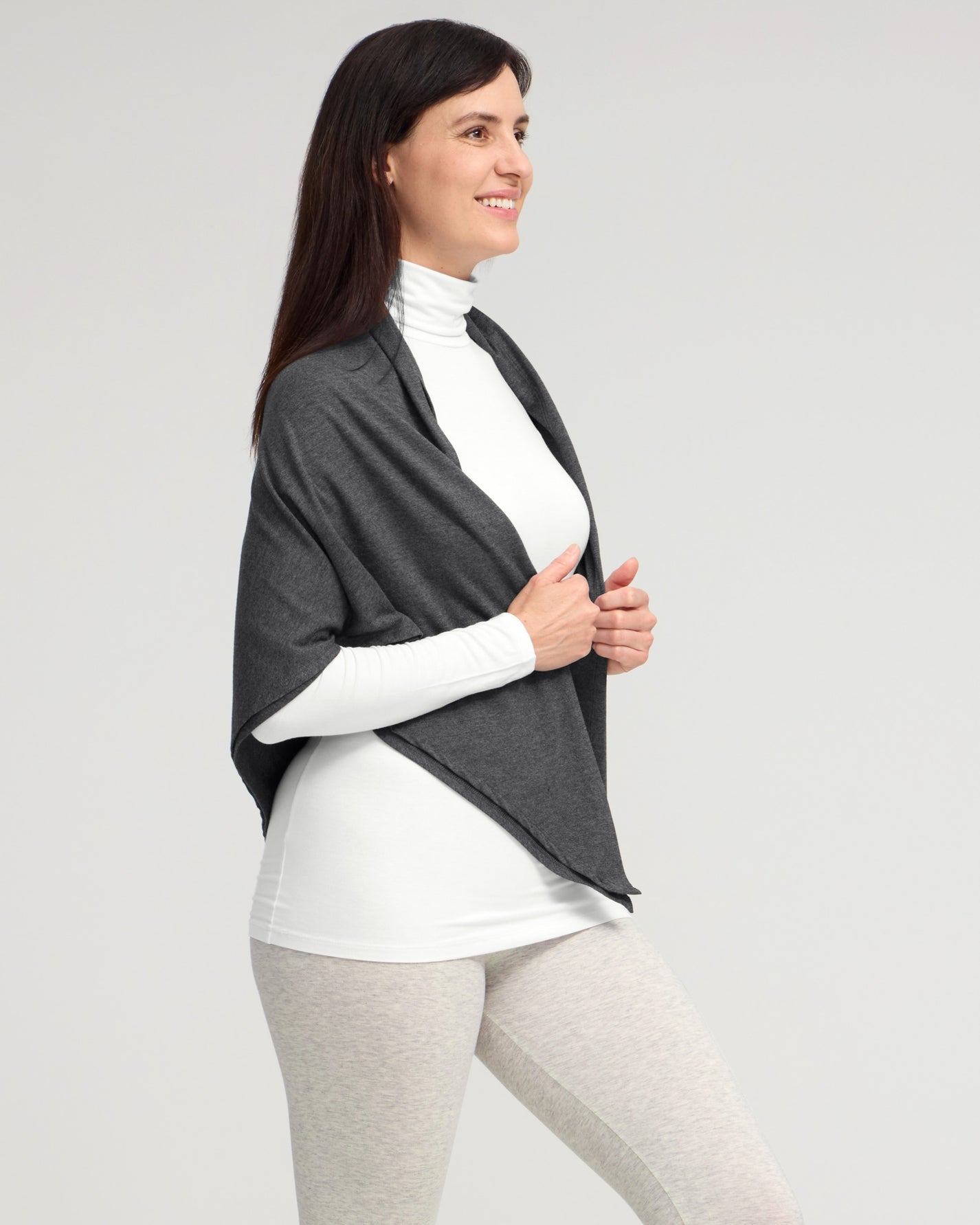 UV Multiway Shawl - Charcoal – O2wear