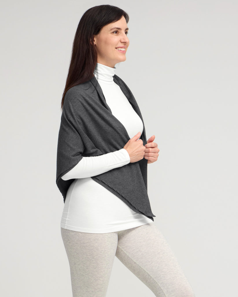 UV Multiway Shawl - Charcoal – O2wear