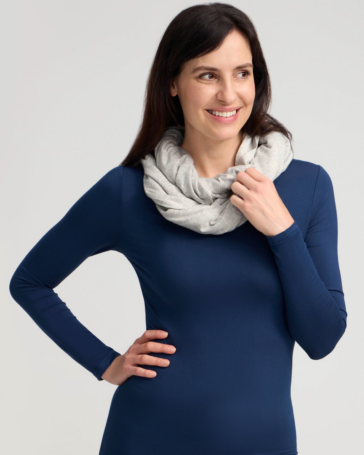 UV Multiway Shawl - Light Grey Marle – O2wear