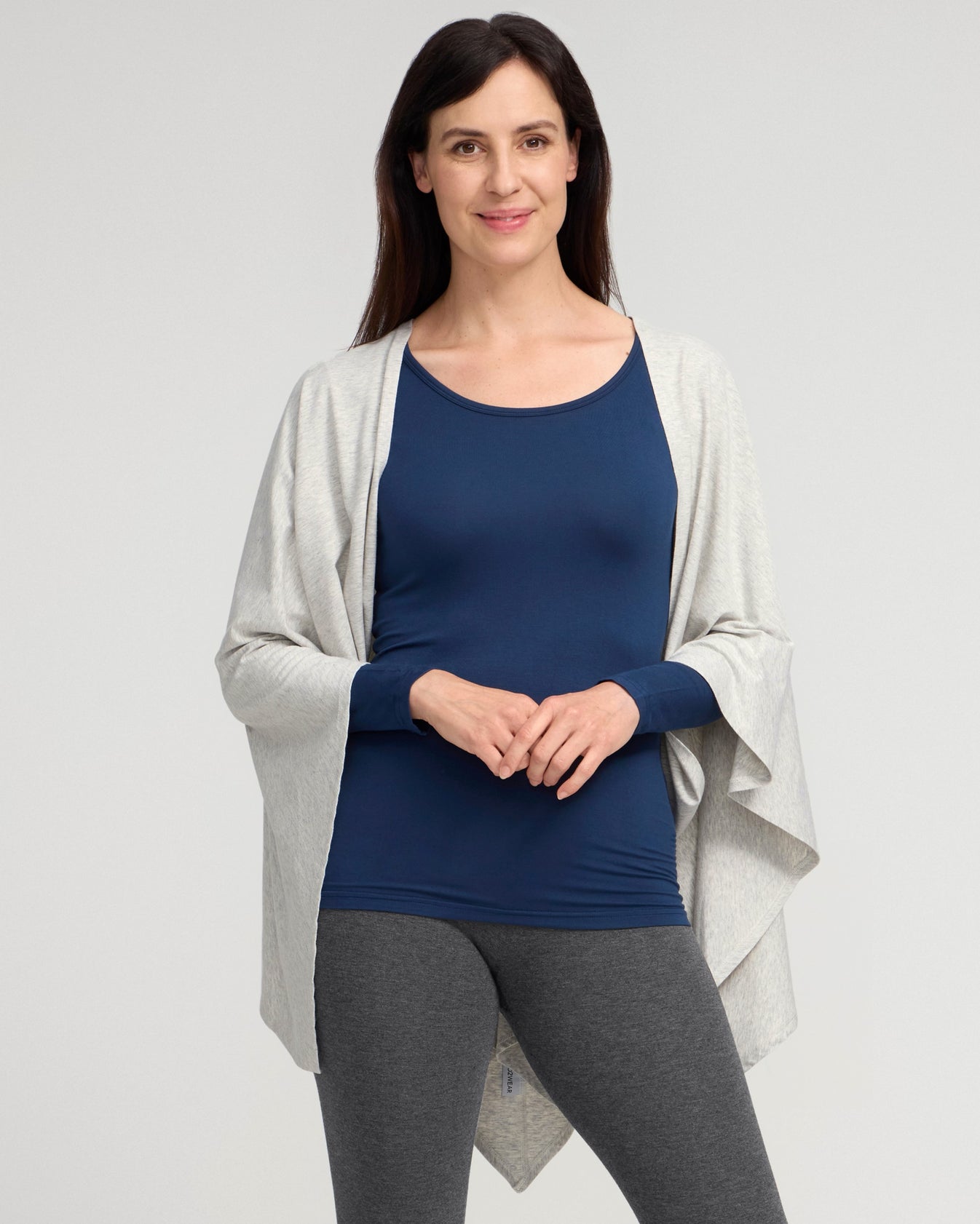 UV Multiway Shawl - Light Grey Marle – O2wear