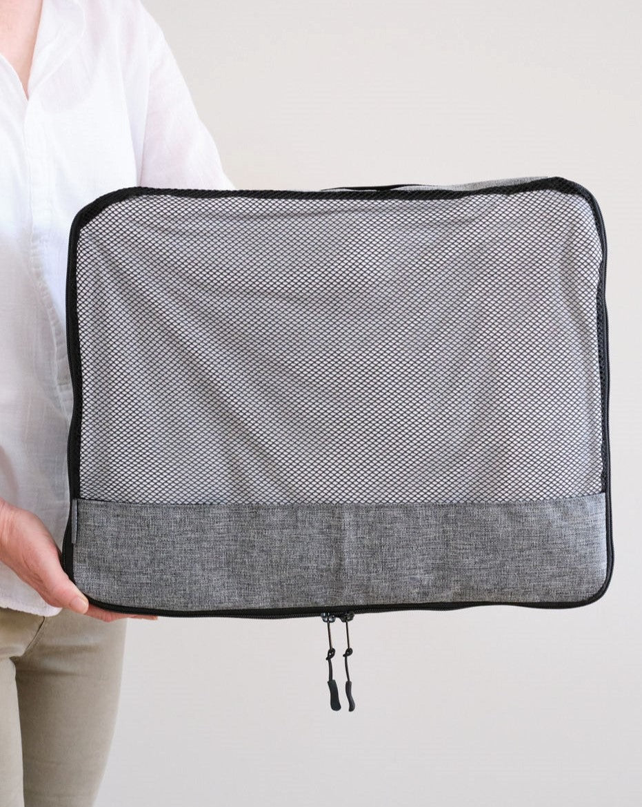 Packing Cube Large - Heather Grey – O2wear
